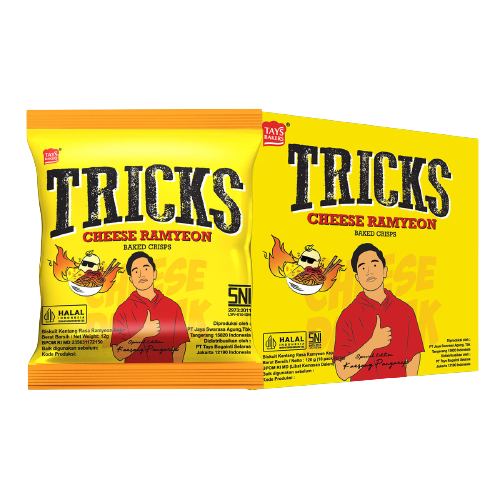 Jual ( BERKAH ) TRICKS Biskuit Kentang Potato Baked Chips 10 x 20gr ...