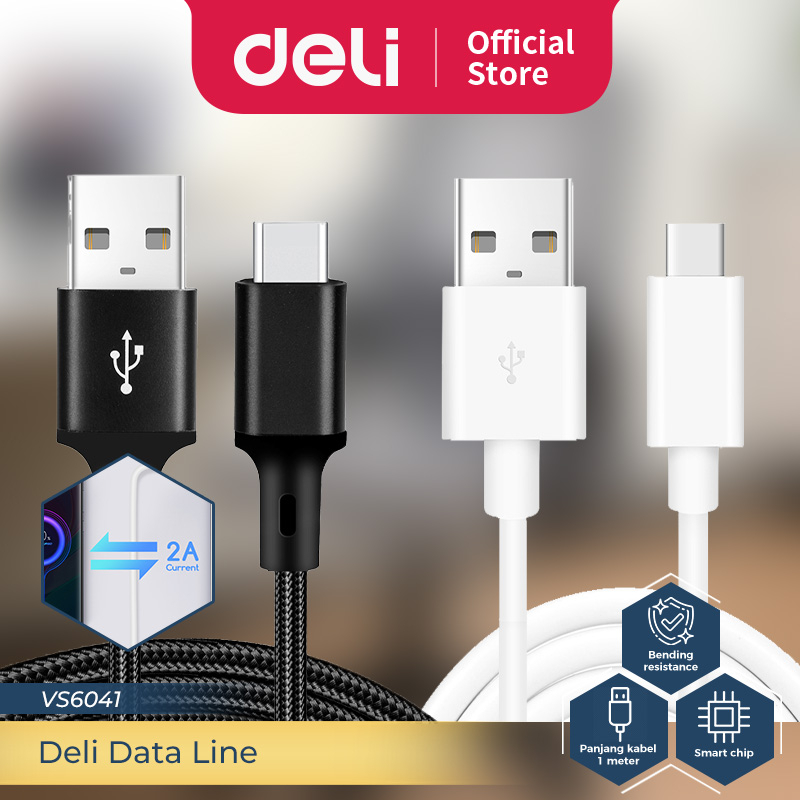 Jual Deli Aoka Kabel Data / Kabel USB - Type C / USB - Type C Cable ...