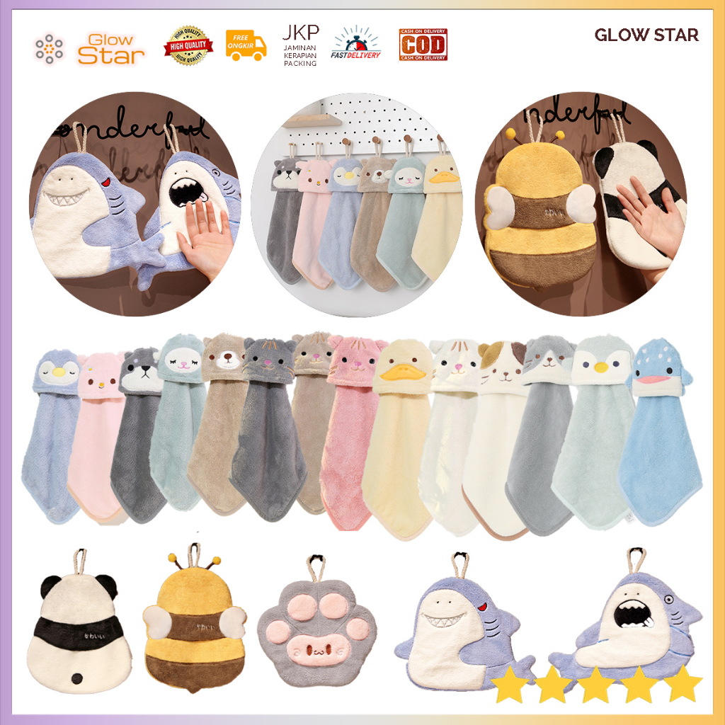 Jual LT3B Handuk lap tangan dapur kamar mandi kain Premium tebal bear ...