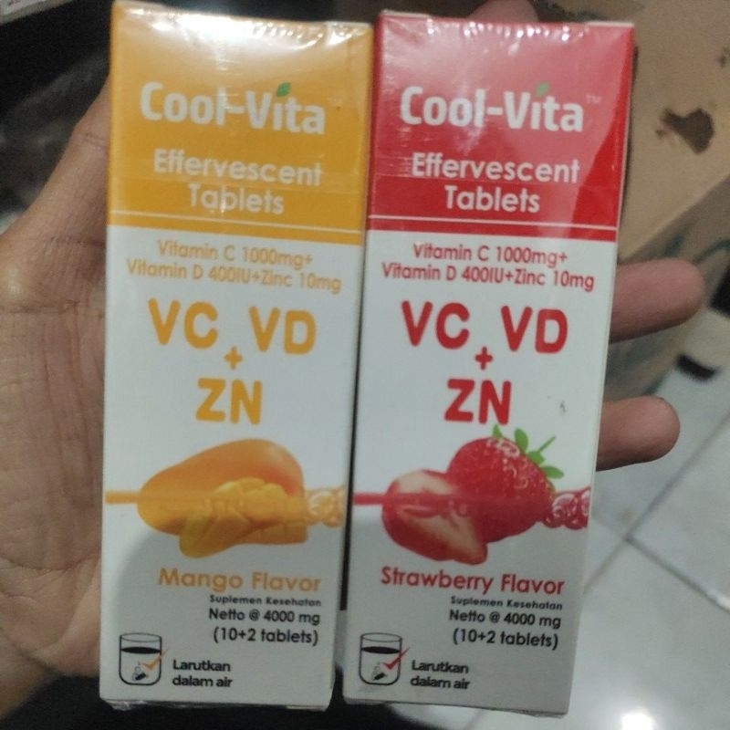 Jual Coo-Vita effervescent tablet VC VD + ZN | Shopee Indonesia