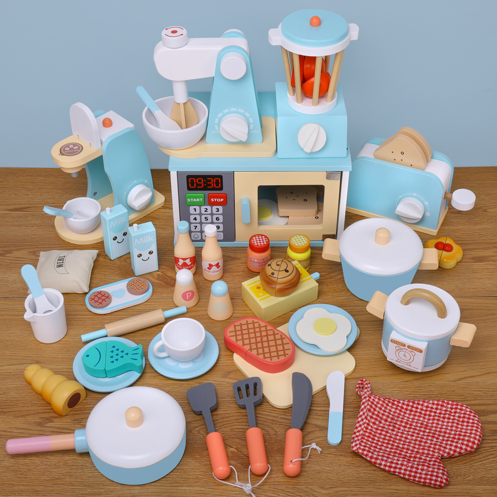 Jual Wooden Toys Bahan Kayu Mainan Anak Kitchen Dapur Masak masakan ...