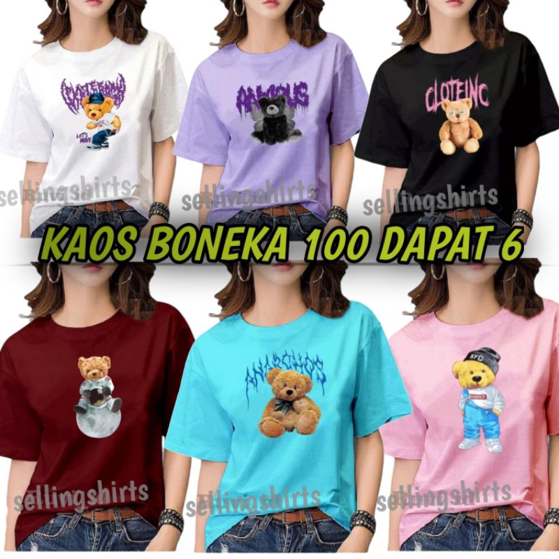 Jual 100rb dapat 6 kaos beruang bear dewasa | Kaos Boneka beruang ... Jual 100rb dapat 6 kaos beruang bear dewasa | Kaos Boneka beruang ...
