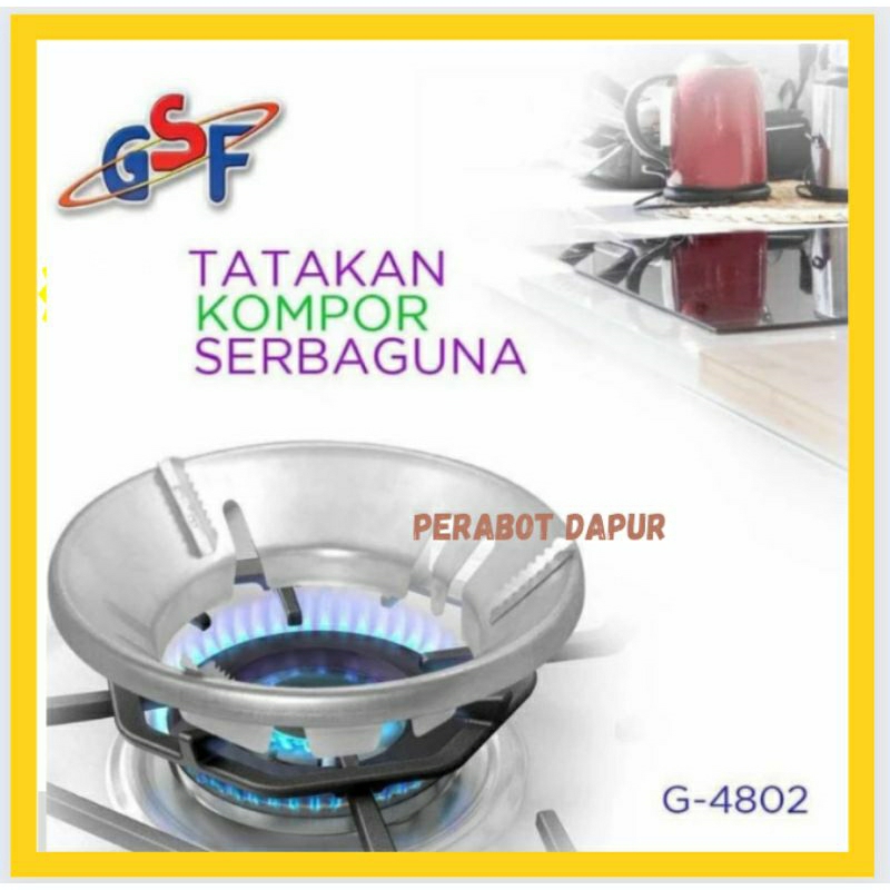 Jual Tatakan Gas Alas Kompor GSF G-4802 Pelindung Anti Angin | Shopee ...