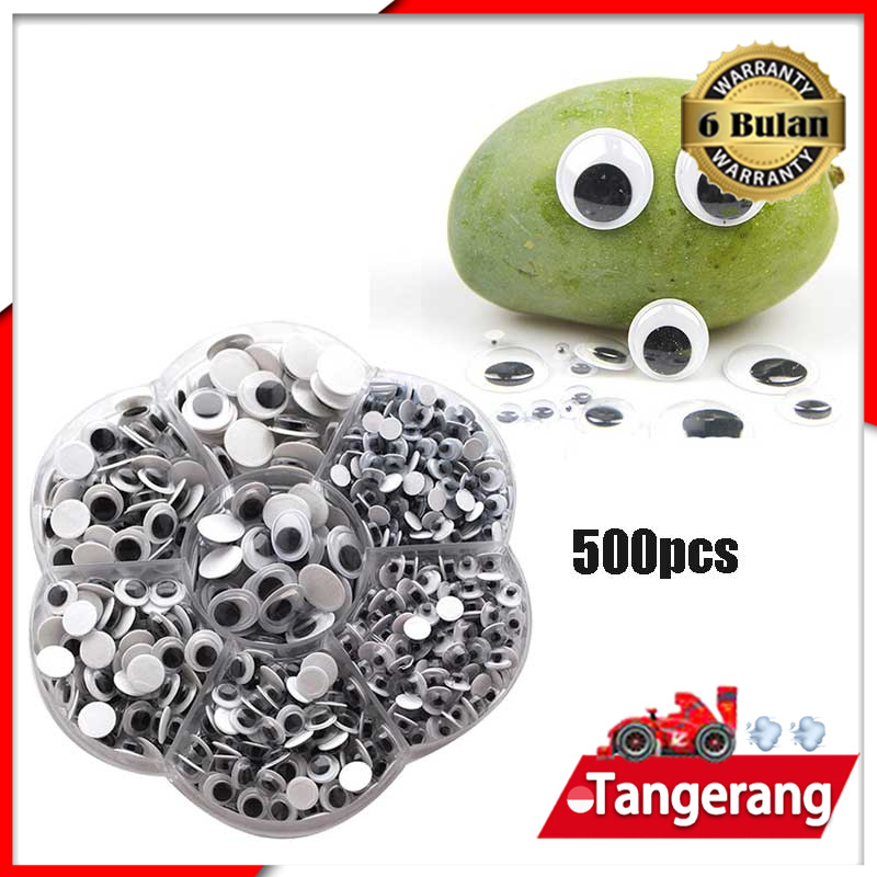 Jual 500pcs Mata Kocak Boneka Googly Eyes Aneka Mata Kocak Mata Gerak ...