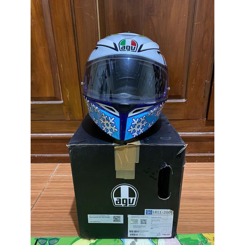 Jual helm full face AGV ukuran L ( bekas ) | Shopee Indonesia