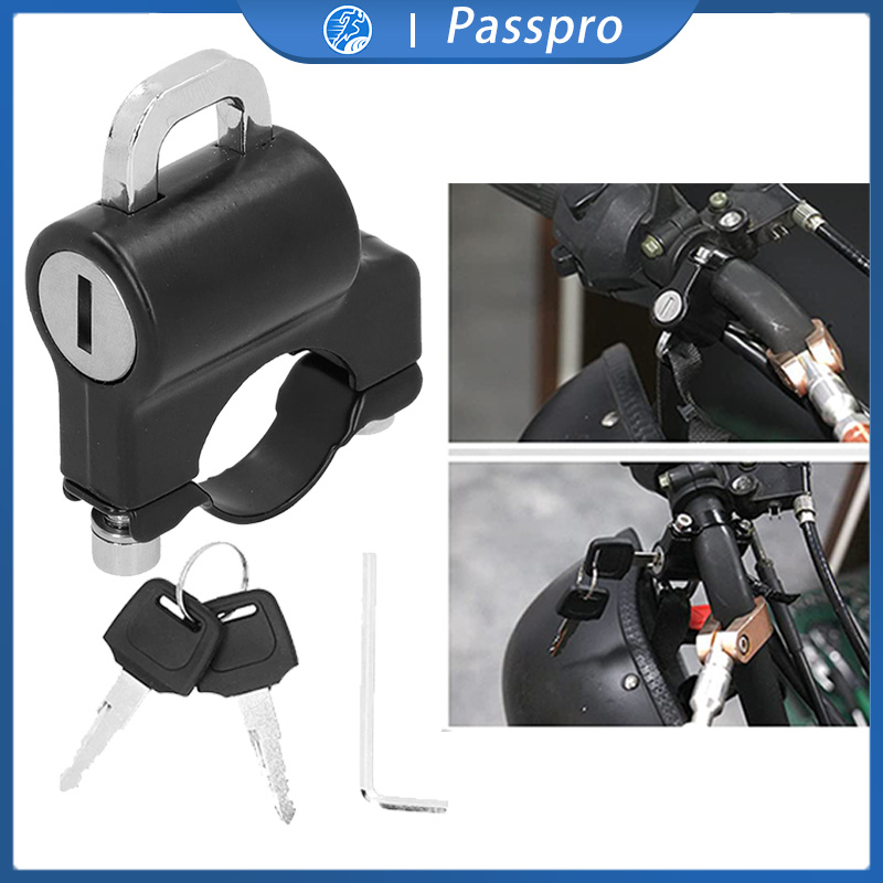 Jual Kunci Pengaman Helm Motor Kunci Gantungan Helm Universal Gembok ...