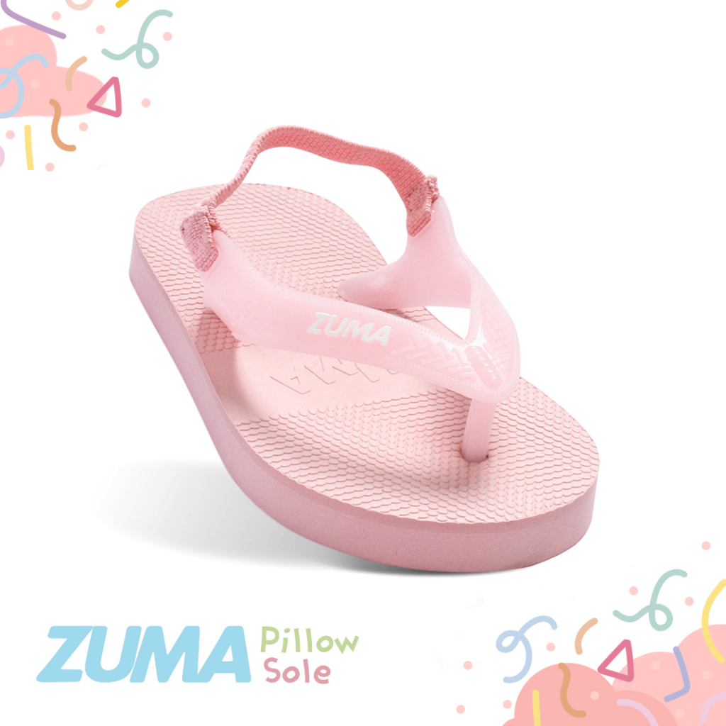 Jual Zuma Baby Classic 3 Pink, Sandal Jepit Bayi Karet Tali Belakang ...