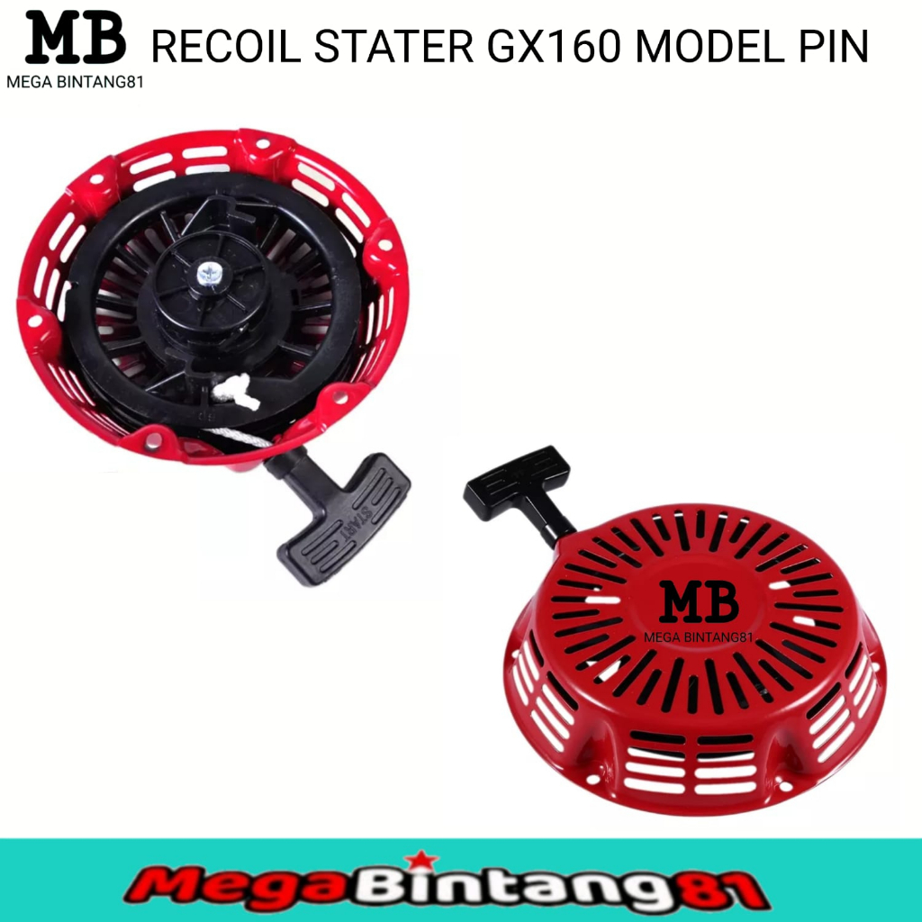 Jual recoil stater GX160 MODEL PIN KUKU PEN BESI tarikan engkol mesin GX160 slahan mesin GX160 ...