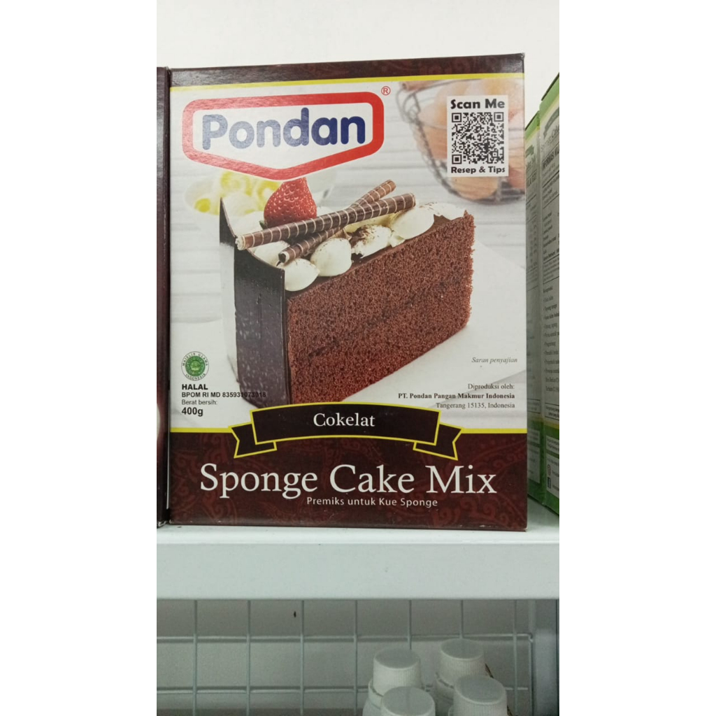 Jual 400gr Pondan Sponge Cake Rasa Coklat | Shopee Indonesia