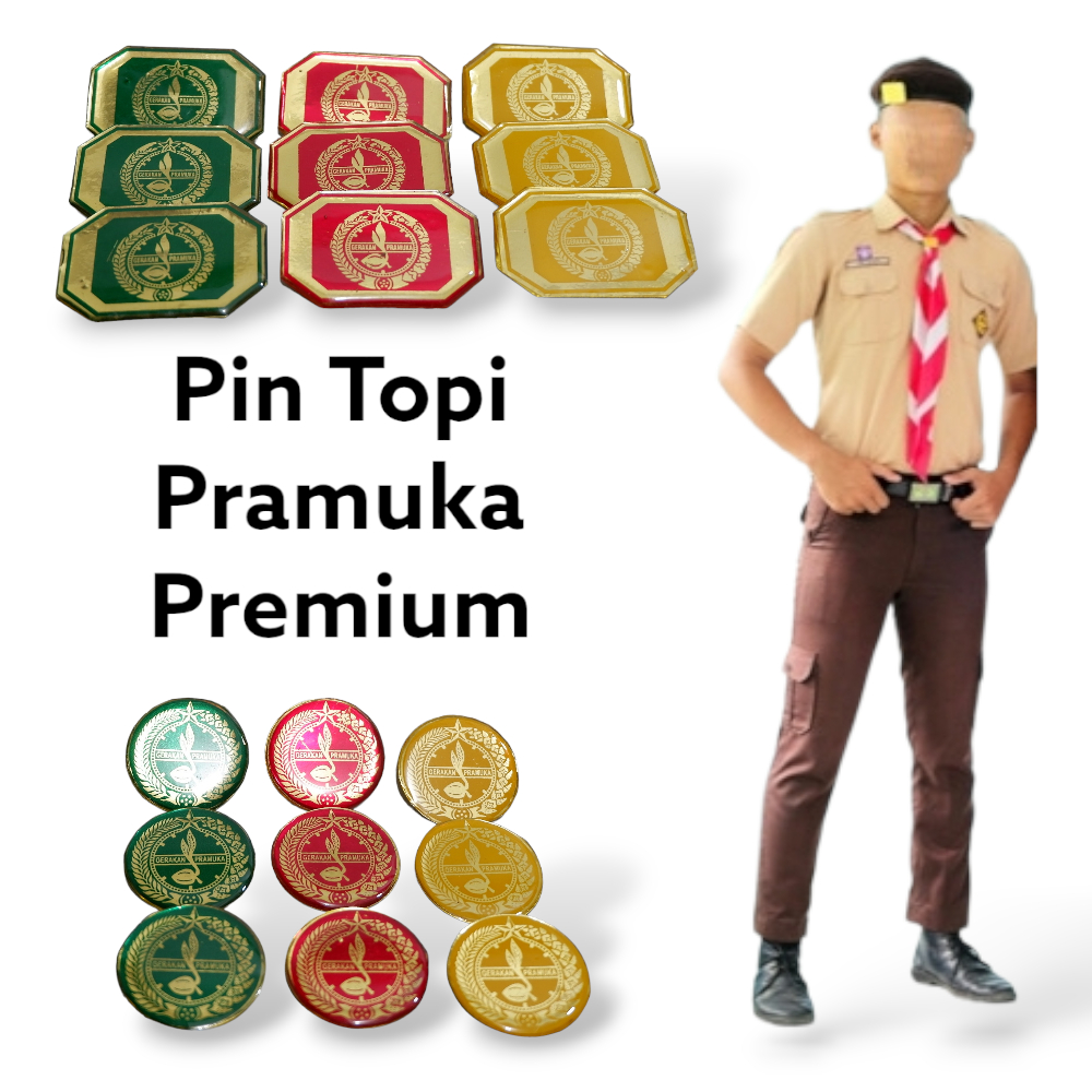 Jual Pin Lambang Topi Pramuka - Emblem Tantop Topi Pramuka Siaga ...