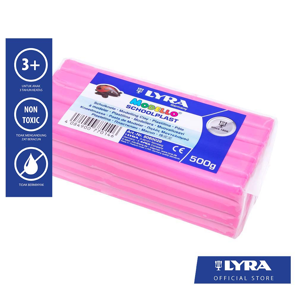 Jual LYRA Modelling Clay Pink 500gr | Shopee Indonesia