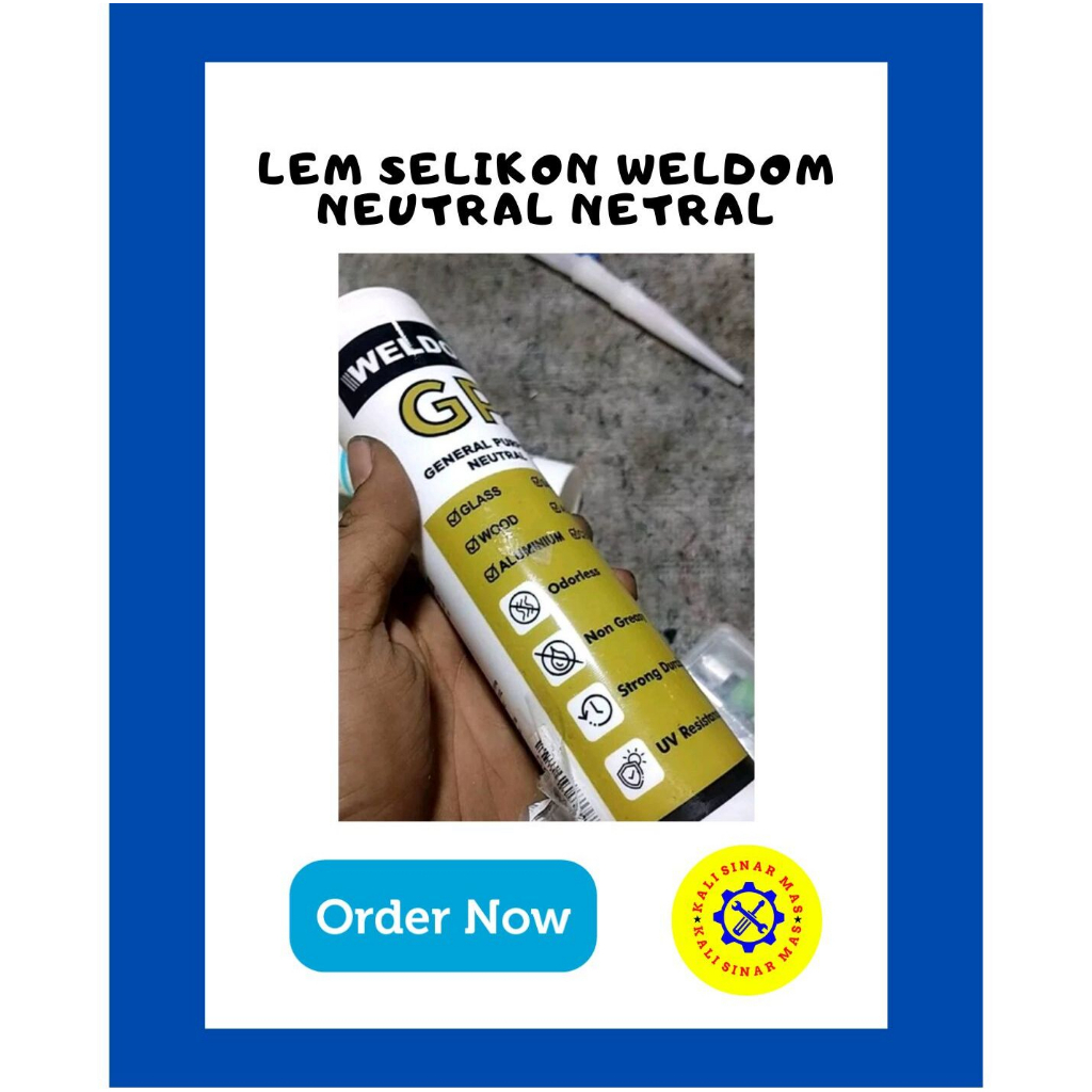 Jual Lem Kaca Netral Sealant Selikon Neutral 250 ml | Shopee Indonesia