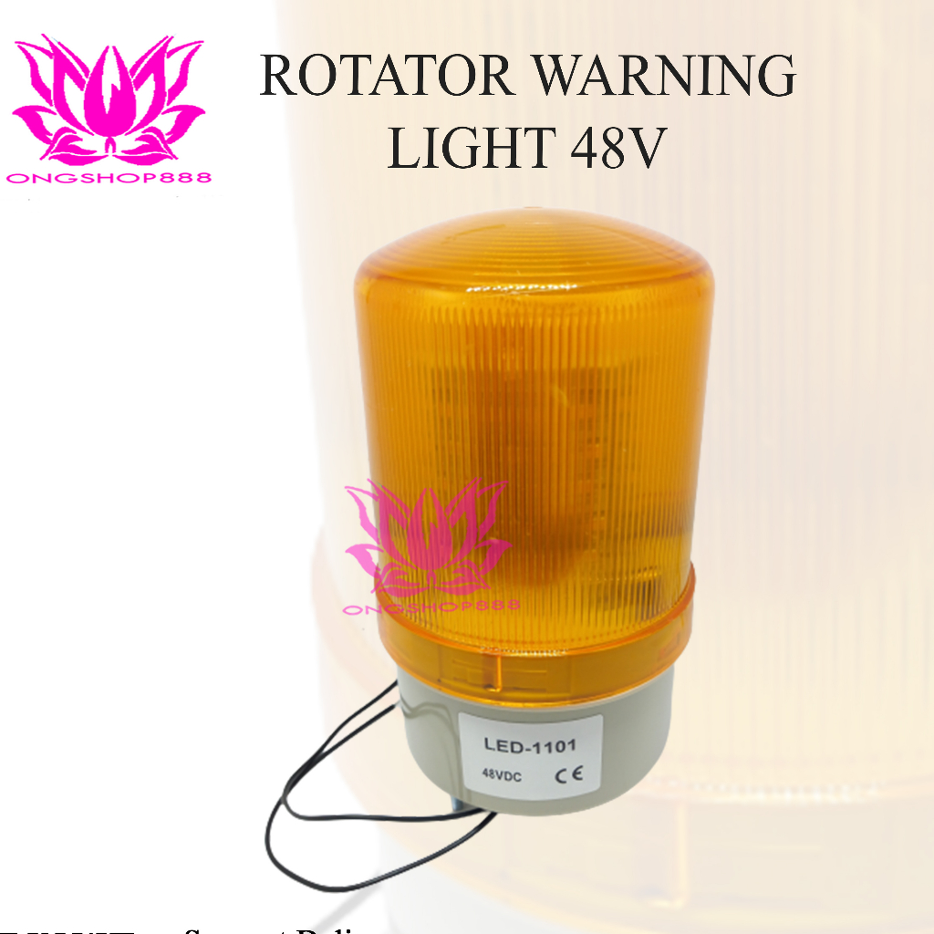 Jual Rotator Warning Light 48V Lampu Rotari Strobe Forklift Universal ...