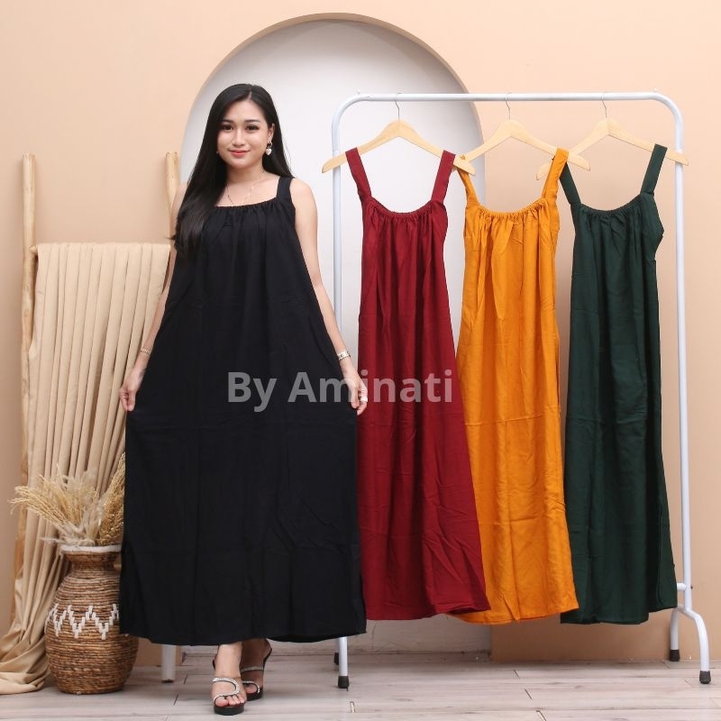 Jual Daster Longdres Kekinian Busui Jumbo Polos Daster Ibu Muda Big ...