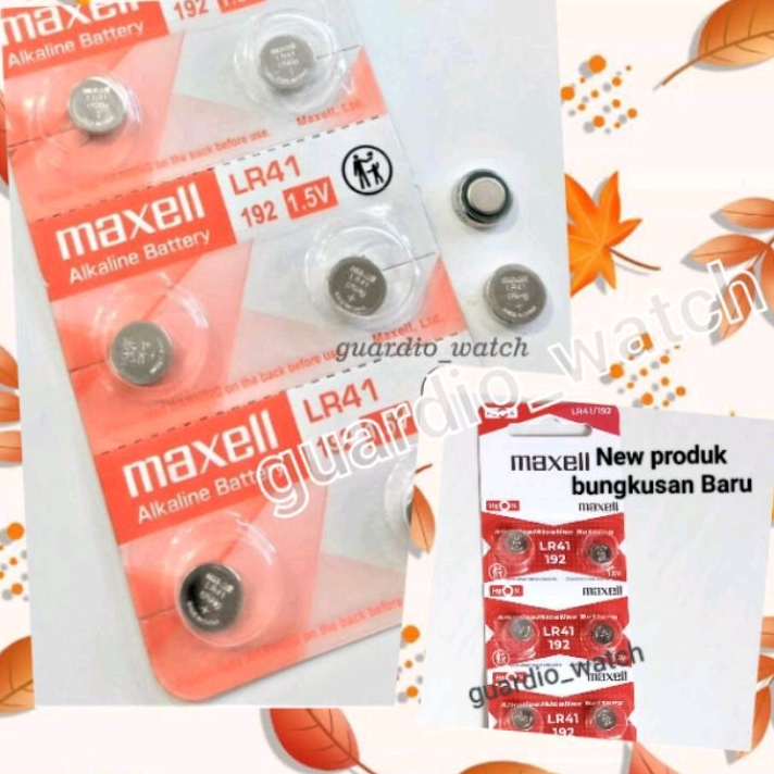 Jual Baterai Maxell LR41 / AG3 Original Baterai Termometer (per biji y) | Shopee Indonesia