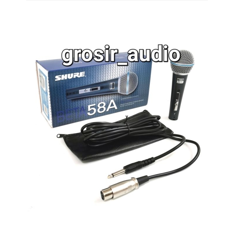 Jual MIC KABEL SH BETA 58A DOS ,MICROPHONE KABEL SH BETA58A ,MIC SH BETA58A ,SH BETA58 | Shopee ...