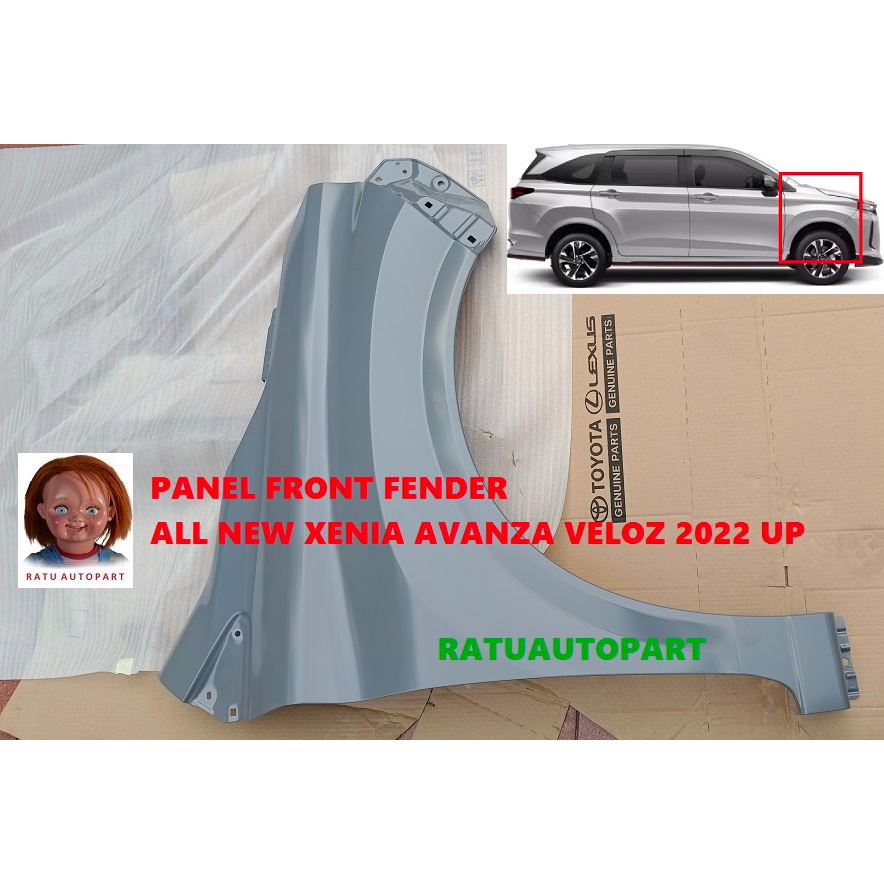 Jual PANEL FRONT FENDER SAMPING ALL NEW AVANZA VELOZ XENIA 2022 KEATAS ...