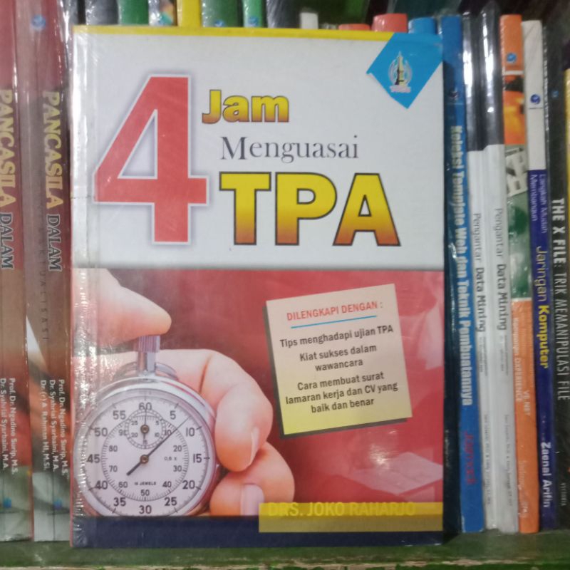 Jual 4 Jam Menguasai TPA Dilengkapi Tips Menghadapi Ujian TPA Kiat ...