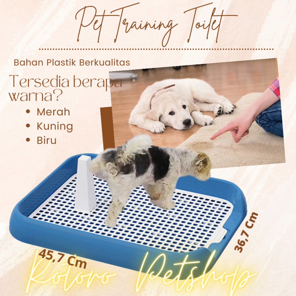 Jual Tempat Kencing Anjing dan Kucing - Pet Training Toilet - Rotoro ...