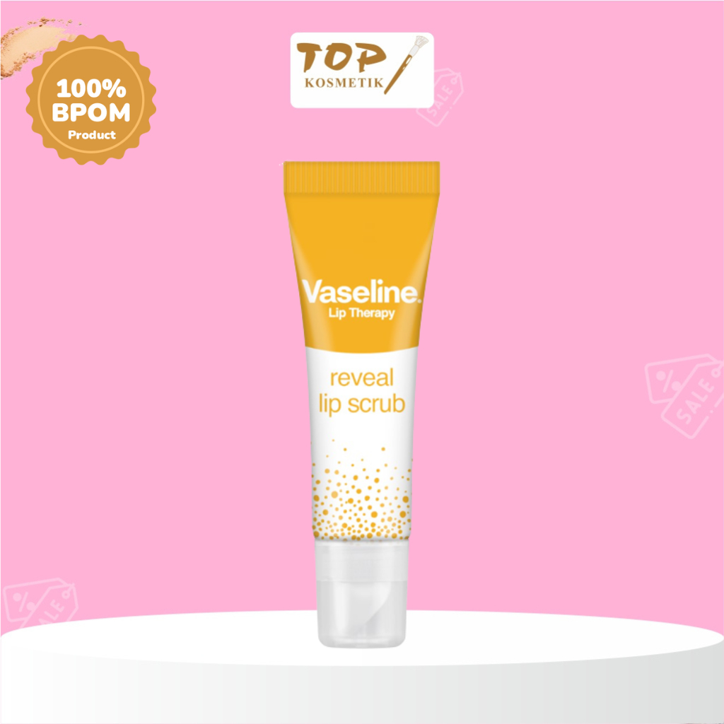 Jual ~TOP~ VASELINE LIP THERAPY REVEAL LIP SCRUB 10ML | Shopee Indonesia