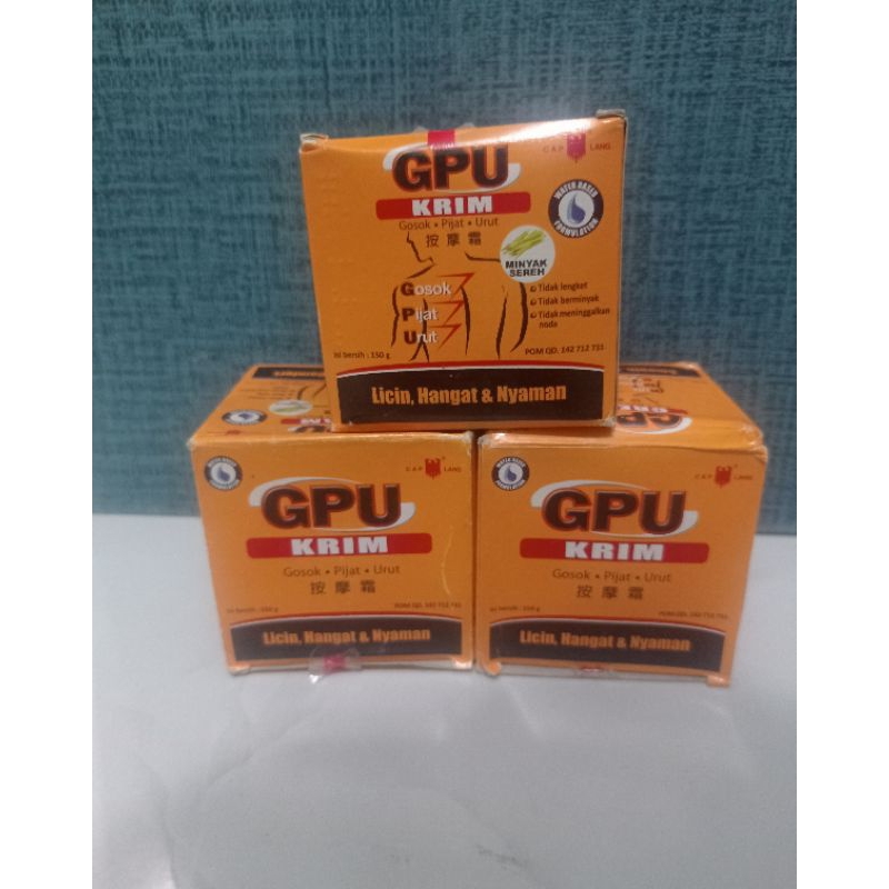Jual GPU Krim 150g | Shopee Indonesia