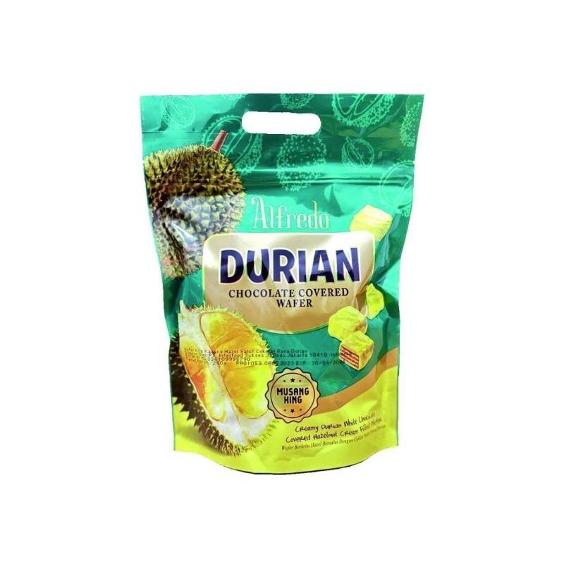 Jual ALFREDO CUBIC WAFER DURIAN MUSANG KING 250 gram | Shopee Indonesia