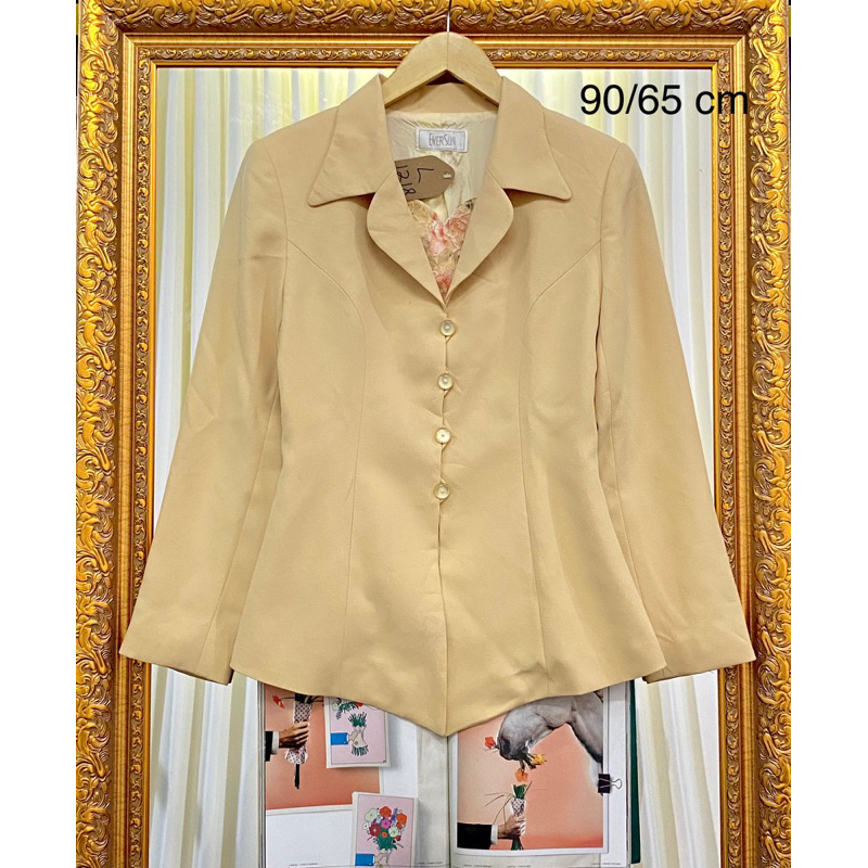 Jual OUTER 1 - Blazer LUARAN Luaran Jaket Coat Motif Polos | Shopee ...