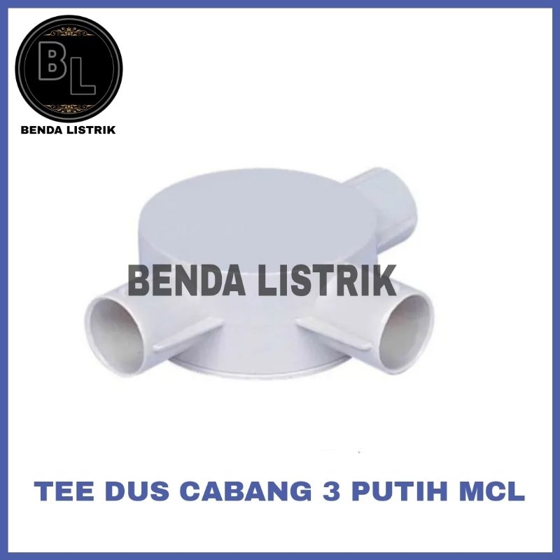 Jual T dus putih C 3 - Tedus putih Cabang 3 - Tee Dus C 3 Putih ...