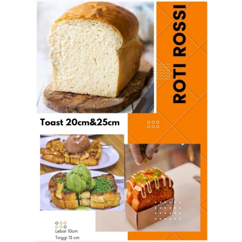 Jual Roti Toast Jiwa 25cm x 10 cm | Shopee Indonesia