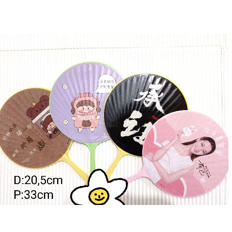 Jual Kipas Bulat|Kipas Bulat Besar|Kipas Tangan |Kipas Manual | Shopee ...