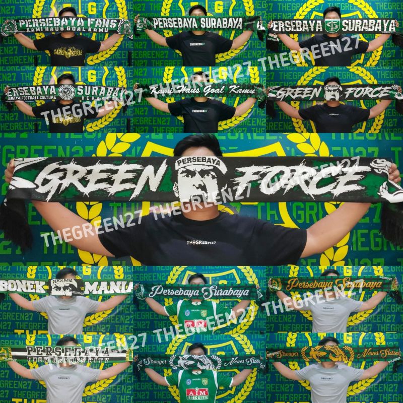 Jual SYAL RAJUT BONEK PERSEBAYA SURABAYA MURAH | Shopee Indonesia