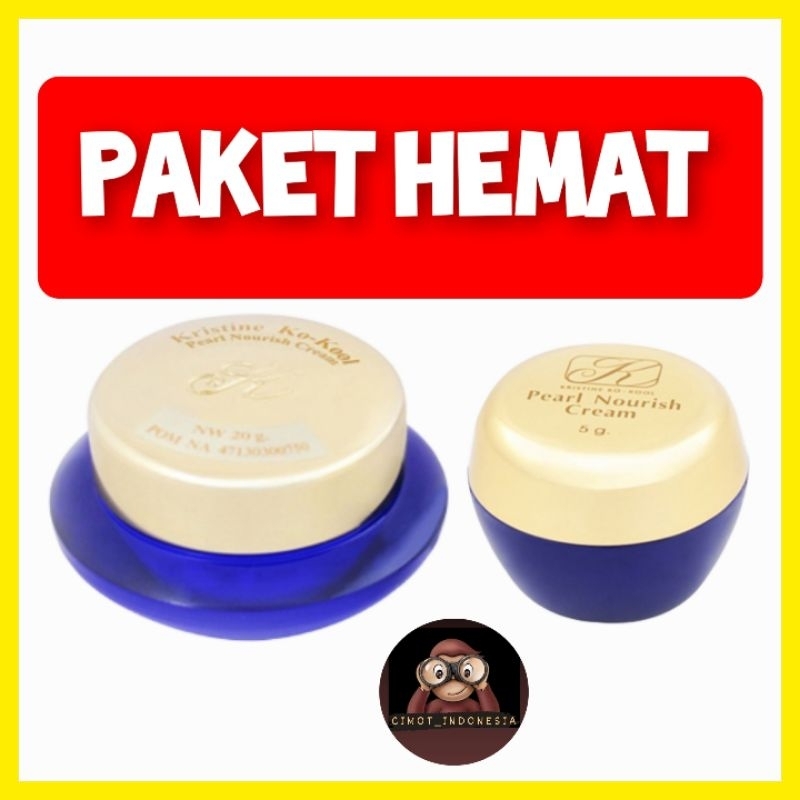 Jual Alas Bedak Kristine Ko Kool Pearl Nourish Cream Krim Pengganti ...