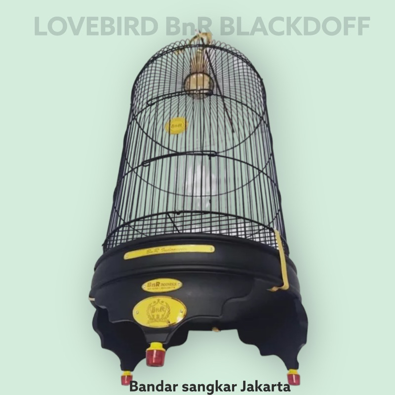 Jual SANGKAR KANDANG LOVEBIRD BNR BLACKDOFF | Shopee Indonesia