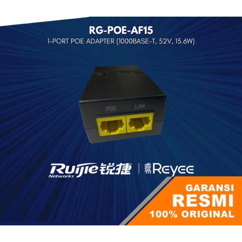 Jual REYEE RUIJIE RG-POE-AF15 PoE Adapter / RG POE AF15 | Shopee Indonesia