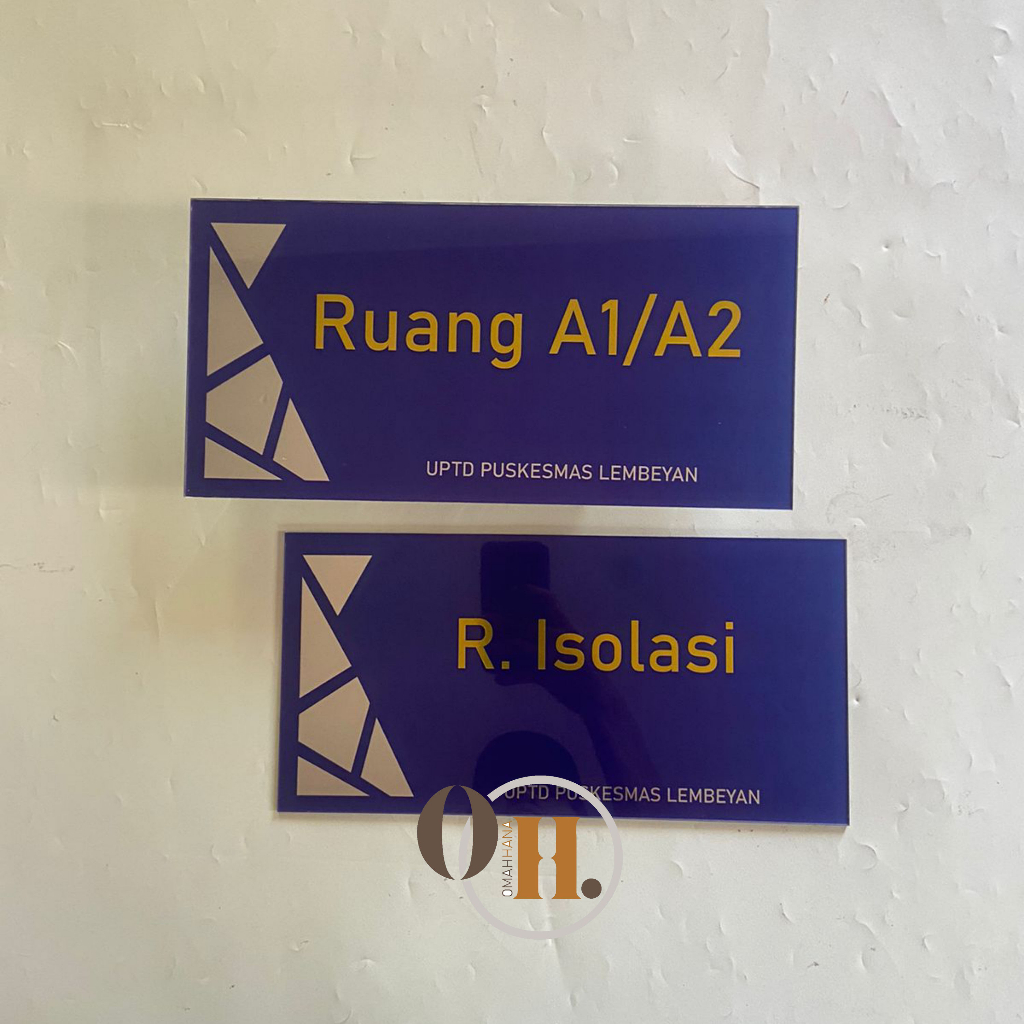 Jual Akrilik Nama Ruang Custom - Akrilik Custom - Akrilik Nama Ruang ...