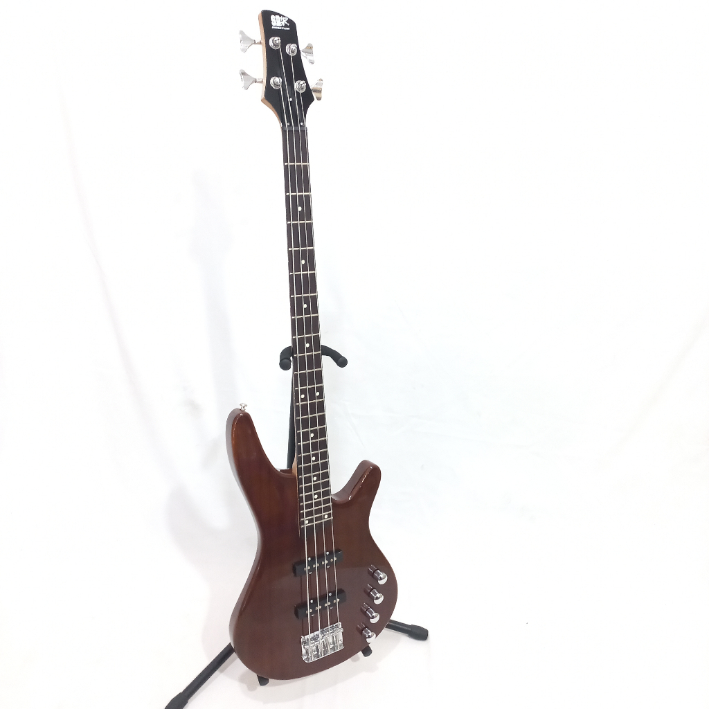 Jual BASS ELEKTRIK SDGR BODY MAHOGANY WOOD 4 STRING PASIF NECK MAPLE ...
