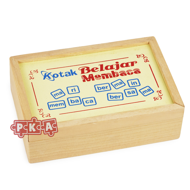 Jual Mainan Edukasi Kayu Anak Alat Bantu Belajar Baca Tanpa Eja Kotak ...