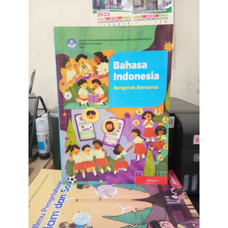 Jual Bahasa Indonesia Bergerak Bersama SD Kelas V | Kurikulum Merdeka | Shopee Indonesia