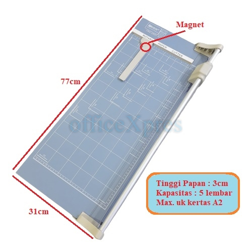 Jual Rotary Paper Cutter A3 , A2 / Pemotong Kertas HVS Rotary / Paper ...