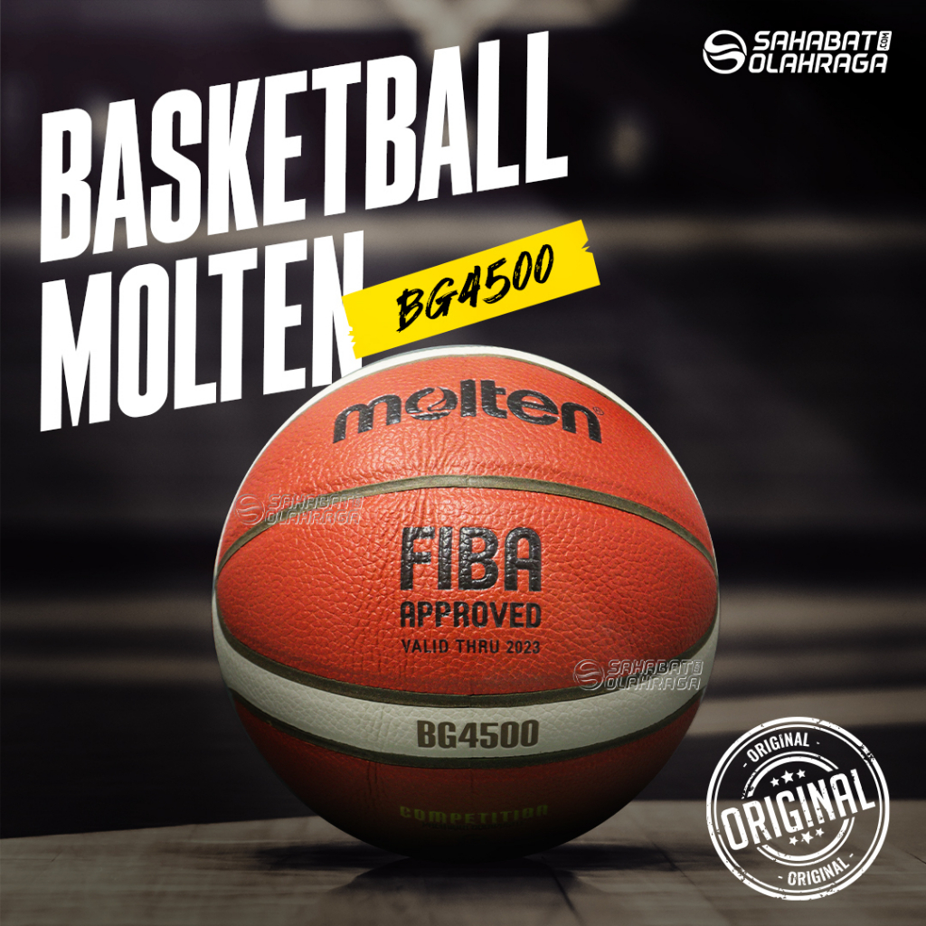 Jual Bola basket molten BG 4500 (100% ORIGINAL) | Shopee Indonesia