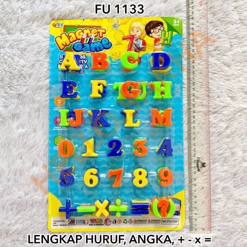 Jual Magnet Edukasi Letter Board Angka-Huruf-Hijaiyah | Shopee Indonesia