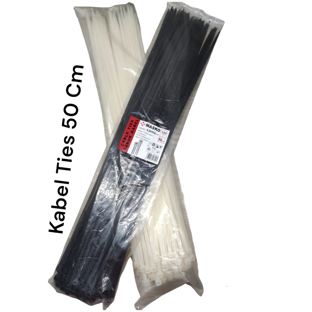 Jual Kabel Ties Cable Tie Cable Tish Cable Tis 30,40,45,50cm Pengikat Kabel Murah | Shopee Indonesia