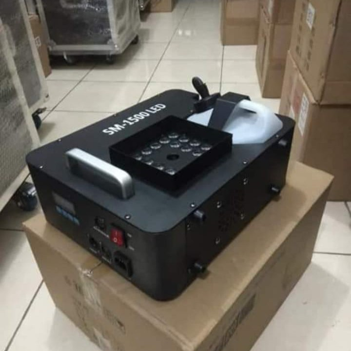Jual Mesin asap 1500 watt Led - fog machine 1500 led | Shopee Indonesia