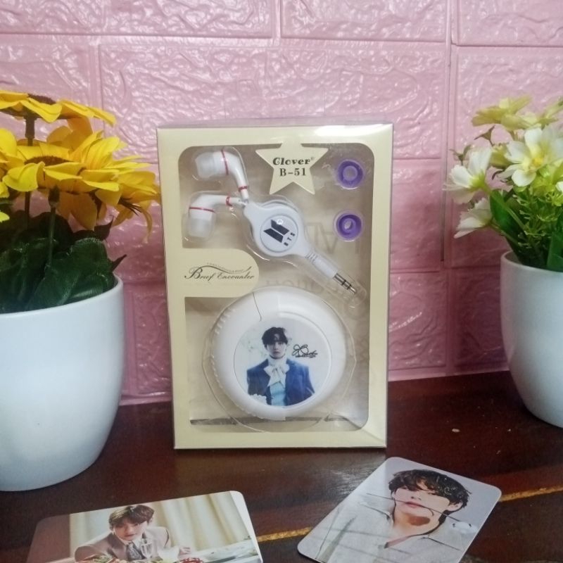 Jual Earphone Roll KPop Headset BTS bities Jimin Suga Taehyung V ...
