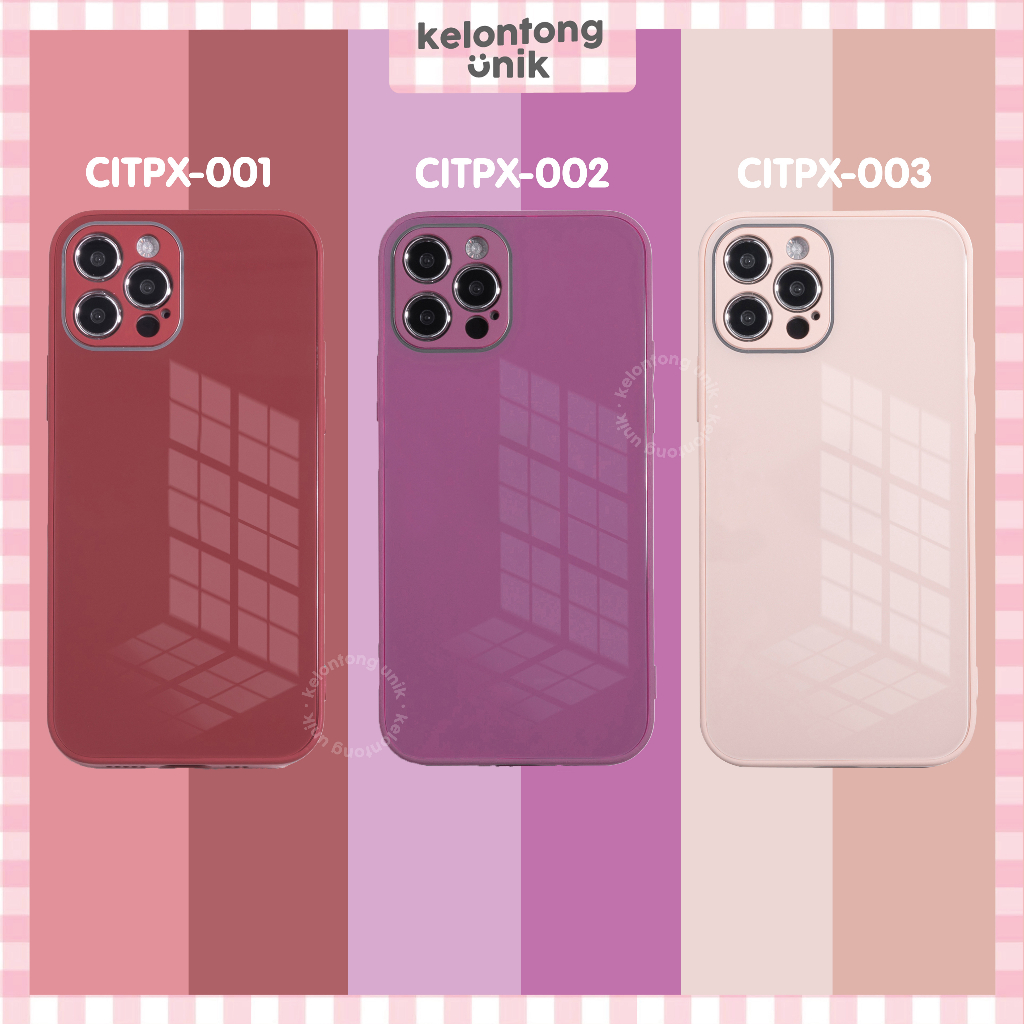 Jual (1) KELONTONG UNIK | Tempered Glass Case TANPA LOGO APPLE ...