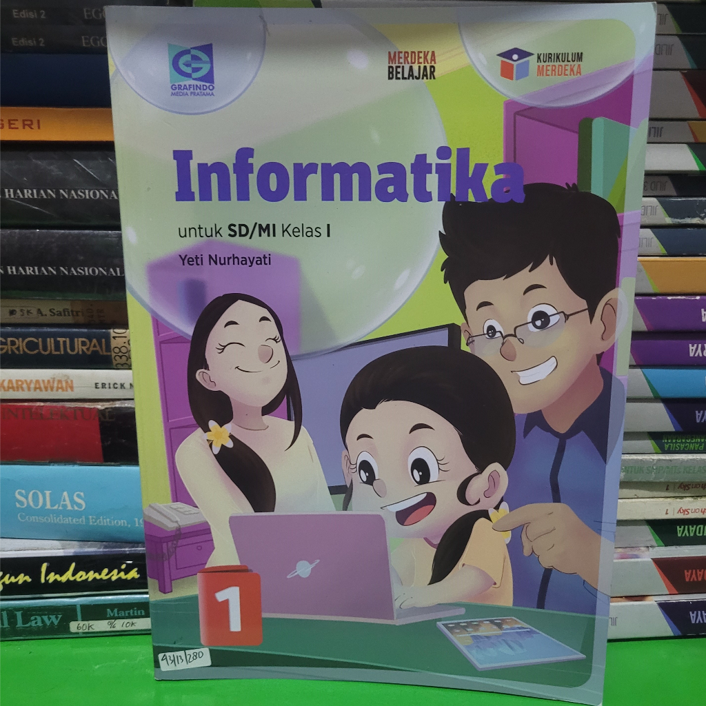 Jual KURIKULUM MERDEKA 2023 INFORMATIKA KELAS 1/4/5 SD GRAFINDO | Shopee Indonesia