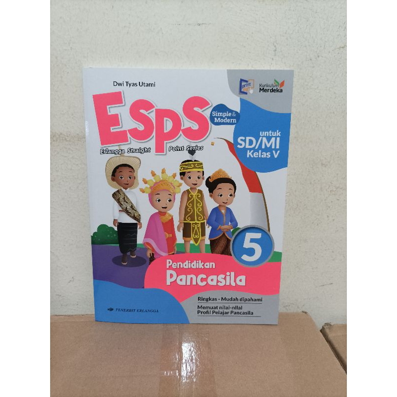Jual OBRAL Buku SD ESPS Pendidikan Pancasila Kelas 5 SD / MI Kurikulum Merdeka Erlangga | Shopee ...