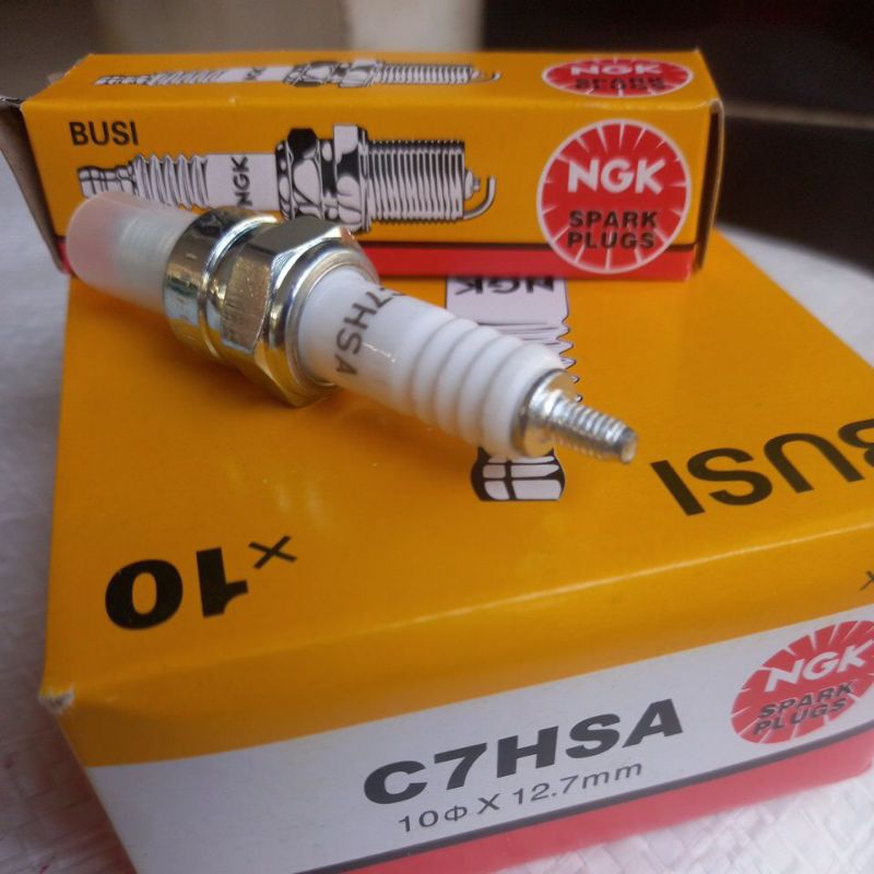 Jual BUSI NGK C7HSA BUSI NGK C7 BUSI UNTUK GRAND, SUPRA X LAMA, MIO ...