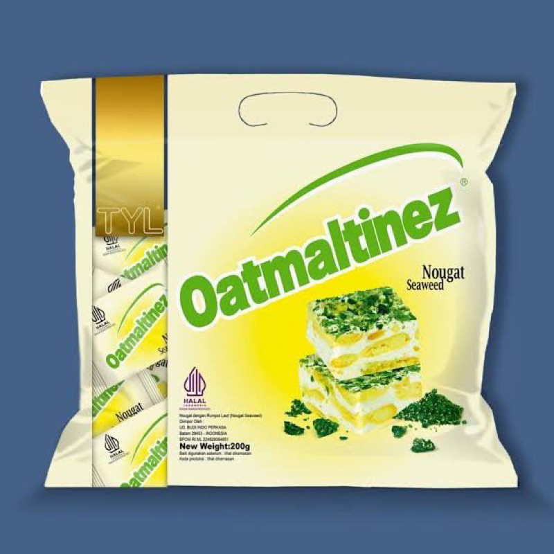 Jual TYL Oatmaltinez Nougat 200g TYL Nougat Snowflake Crispy | Shopee ...
