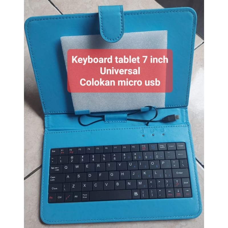 Jual Keyboard tablet universal 7 inch colokan micro usb sarung keyboard ...